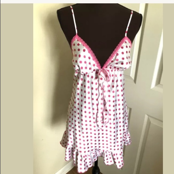 Victoria's Secret | Intimates & Sleepwear | Polka Dots Pink Victoria ...